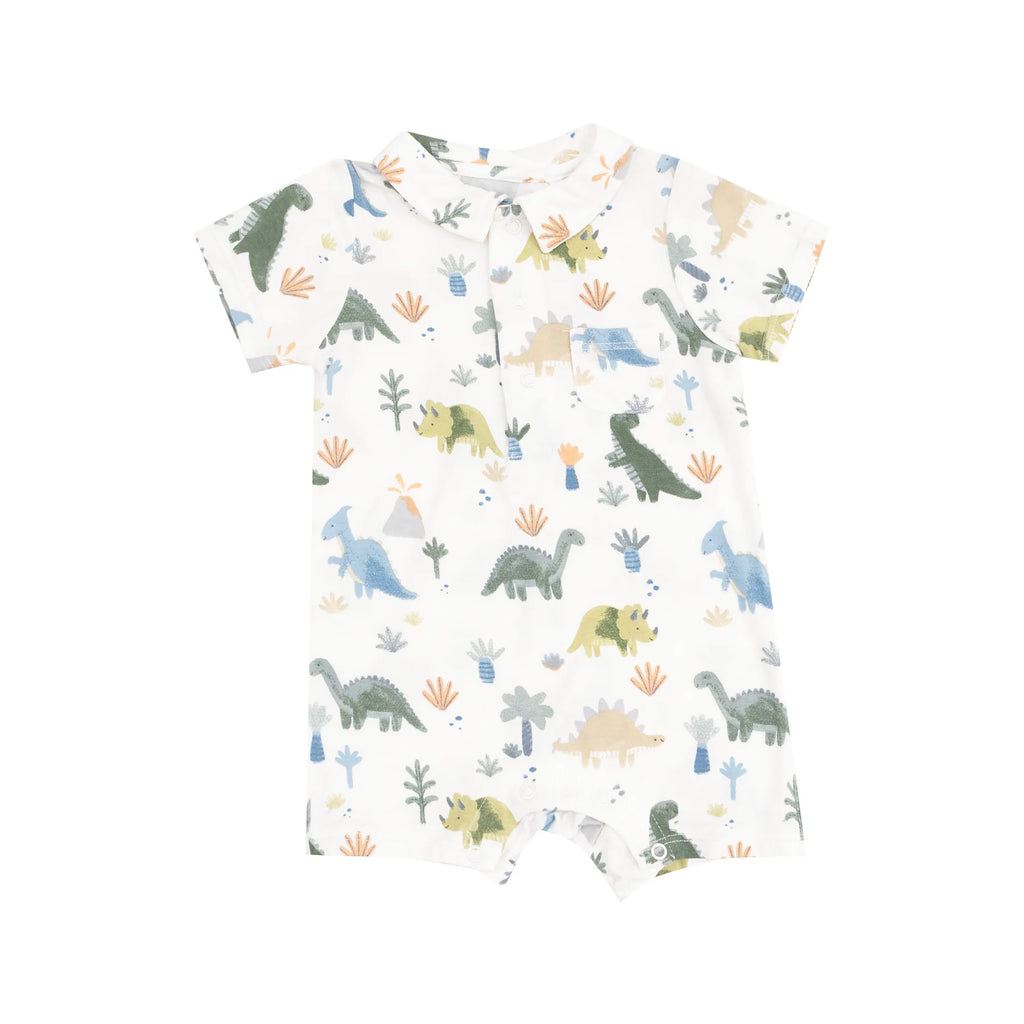 Angel Dear - Polo Dino Romper